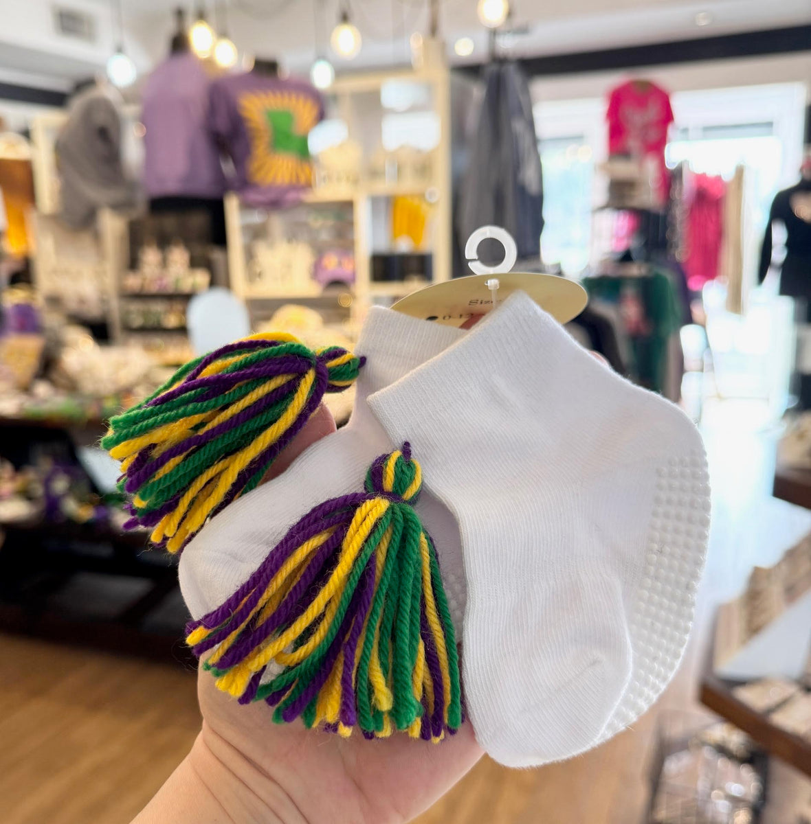 BABY MAJORETTE MARDI GRAS SOCKS – Hey, Penelope Boutique