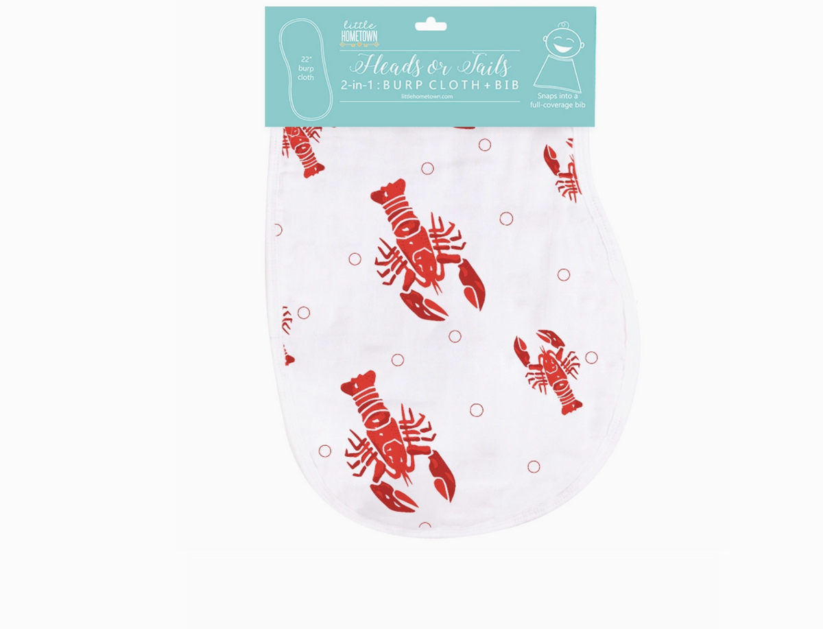LITTLE HOMETOWN BIB - CRAWFISH – Hey, Penelope Boutique